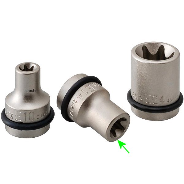インパクト用 ヘックスローブソケット E14 長さ 38mm 差込角 12.7mm (1/2インチ) 4ATX-E14楽天 JP店