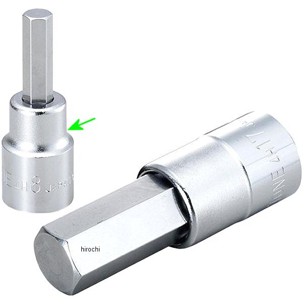 ヘキサゴンソケット 対辺 8mm 長さ 59mm 差込角 12.7mm (1/2インチ) 4H-08楽天 JP店