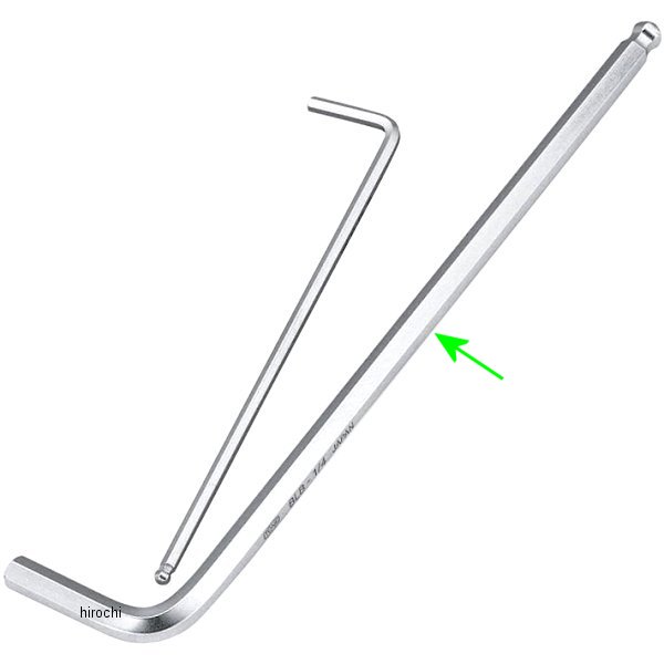 マスターツール ロングボールポイント L形レンチ(インチ) サイズ 1/4インチ 長さ 180mm BLB-08楽天 JP店