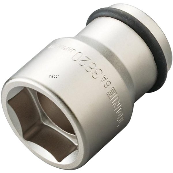 ホイルナットコンビソケット バス トラック等 対辺38mm-□20mm 長さ 75mm 差込角 19mm (3/4インチ) 6A-3820楽天 JP店