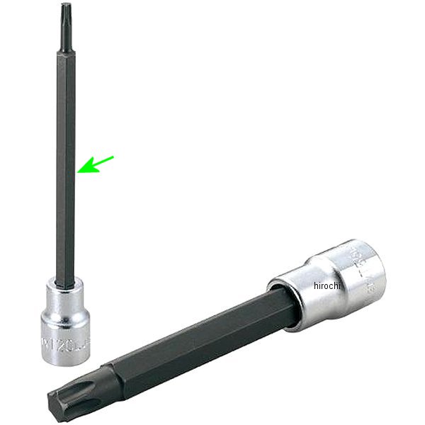 ロングトルクスソケット(強力タイプ) T20 長さ 125mm 差込角 9.5mm (3/8インチ) 3TX-T20L楽天 JP店
