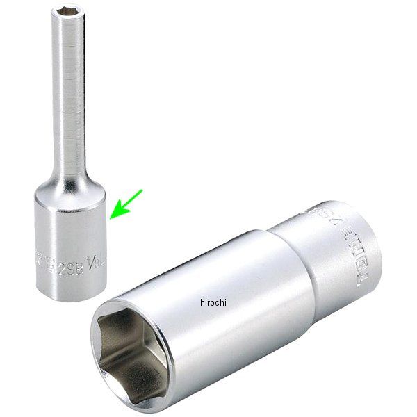 ディープソケット(6角) インチ 対辺 1/8インチ 長さ 51mm 差込角 6.35mm (1/4インチ) 2SB-04L楽天 JP店