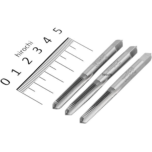 ●(セット内容)…3本組●材質…SKS_2●全長…62mm●(■)幅…4.5mm呼び：M6×1（先）呼び：M6×1（中）呼び：M6×1（仕上）JIS III級000012036875　