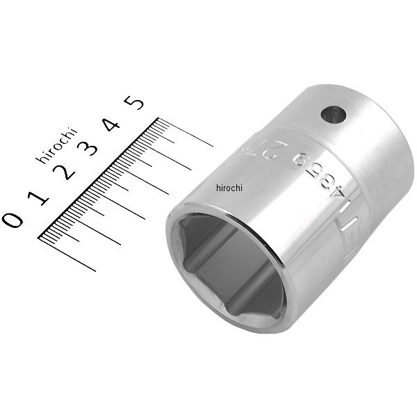 シグネット 3/4DR 27mm ソケット・サイズ(mm)：27・差込角(インチ DR)：3/4・ソケット外径(D1先端部；mm)：38・ソケット外径(D2差込部；mm)：36・全長(L；mm)：52・ソケット深さ(e；mm)：24ボルト・...