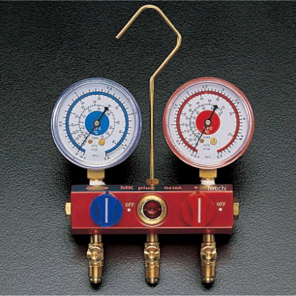 圧力計：-0.1から5.3MPa連成計：-0.1から3.8MPa接続ポート径：UNF1/2-20(5/16"フレア)ゲージ径：φ68mmサイトグラス付ボールバルブ仕様により、流量が大きくガス抵抗の少ないスムーズな開閉が可能000012223...