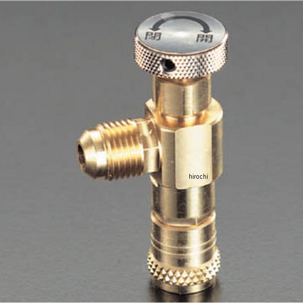 全長：57から62mm適用冷媒：R12、R22、R502等接続径：UNF7/16-20XUNF7/16-20チャージホース先端に取付けて使用することにより冷媒の吹出しがなく安全に作業できます。000012025759　