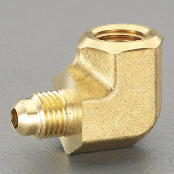 メスねじ(NPT)：1/4"オスねじ(フレアー）：1/4"材質：真鍮入数：1個サイズにより商品形状は若干異なります。000012002719　