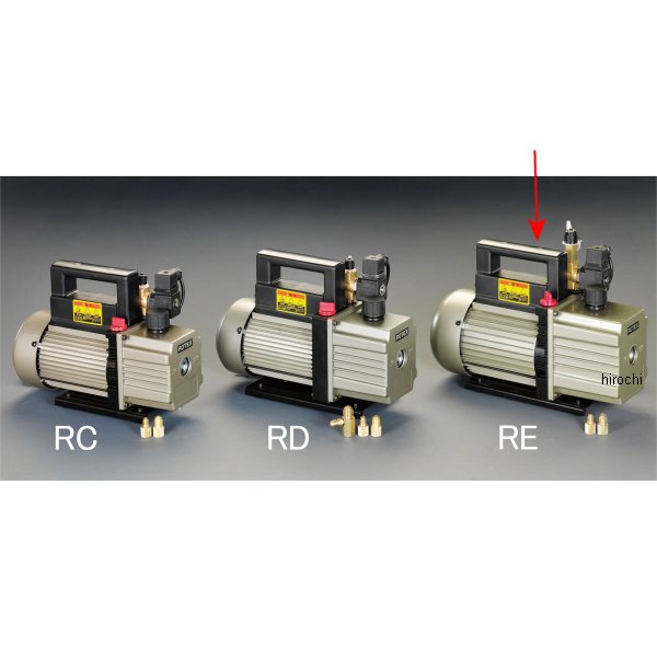 ローター方式：ツーステージ排気速度：115L(50Hz)、140L（60Hz)到達真空度：3Pa(25ミクロン)電源：AC100V回転数：2800rpm(50Hz)、3450rpm(60Hz)吸入口：1/4"フレア(UNF7/16-20)、...