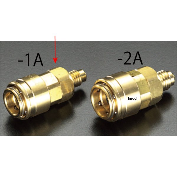 エスコ ESCO R134a M10 クイックジョイント接続：低圧側ホース接続：M10P1.5カーエアコン用000012044732楽天 JP店　