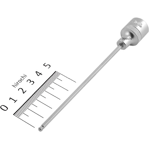 ロングボールポイントヘキサゴンソケット 対辺 3mm 長さ 125mm 差込角 9.5mm (3/8インチ) 3BH-03L楽天 JP店