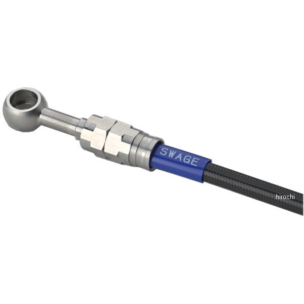 スウェッジラインプロ フロント ブレーキホースキット90年-92年 ZZ-R1100C・ブレーキホースは10mm単位の延長指定が出来ます。※延長分が合計で500mmを超える場合は500mmごとに1100円(税込)の追加料金がかかります。・ご...