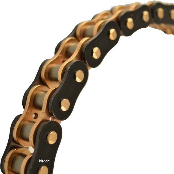 EK 江沼 チェーン 530ZVX3 シリーズチェーンサイズ:530リンク数:142シールタイプ:NXリングジョイントタイプ:MLJ(カシメ)カラー:黒/ゴールド(BK;GP)ZVX:最高級、高強度、高耐久性、軽量化NXリングチェーン。大排...