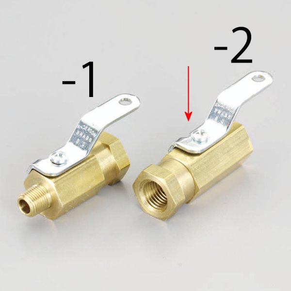 適用：冷媒、エアー常用圧力：全開：4.5MPa、半開：3.0MPa耐圧：6.8MPa接続径：NPT1/4"メスXNPT1/4"メス000012094980　