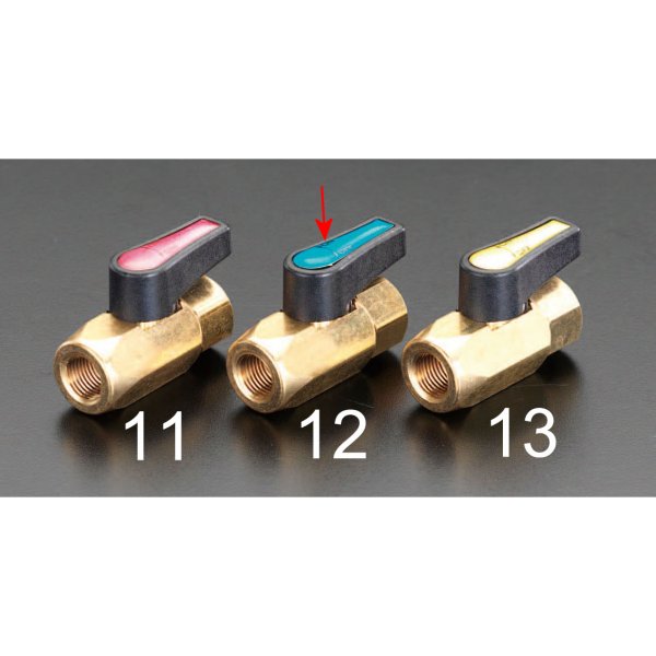 接続径：1/8"NPTX1/8"NPT耐圧：5.0MPa使用圧力：全開：4.5MPa、半開：3.0MPaハンドルカラー：青000012072900　