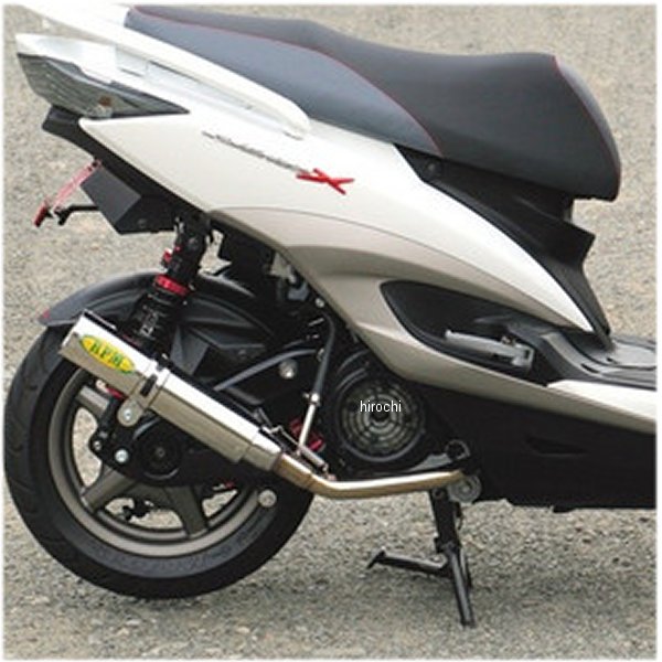 アールピーエム RPM フルエキゾースト EBJ-SE44J シグナスXパイプ：スチールサイレンサー：ステンレスサイレンサーサイズ:φ77×300オイル交換○オイルフィルター交換○タンデム○公道走行○排出ガス浄化装置（触媒）○※AIS対応近...