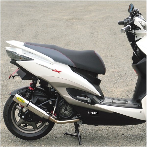アールピーエム RPM フルエキゾースト BC-SE12J シグナスXパイプ：スチールサイレンサー：ステンレスサイレンサーサイズ:φ80×300オイル交換○オイルフィルター交換○タンデム○公道走行○近接排気騒音値:87db付属品:エキゾース...