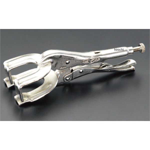 材質：スチール全長：225mm口の深さ：41mm口の開き：0から70mm重量：600g解除レバーを下に押し下げると、顎部分が開きます。グリップ力を調整する時はノブを回して調整してください。000012046200　