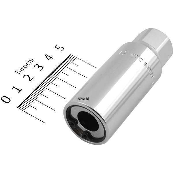 12.7sq スタッドボルトリムーバー 12mmスタッドボルトの脱着(丸棒にも使用可)。締めつけ、緩めの両方に使えます。3つのローラーが3方向からスタッドボルトをつかむため、安定した作業が可能です。センターが貫通しているので、レンチ本体より...