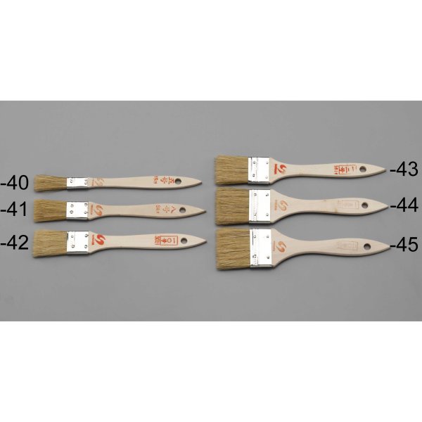 全長：205から210mm【セット内容】6本セット(5号、8号、10号、12号、15号、20号)豚毛油性、ニス、水性、高粘度用000012262085　