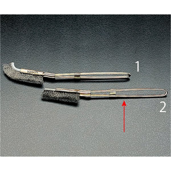 材質：ステンレス先形状：直ブラシ長：63mm毛丈：約15mm全長：215mm線径：0.13mm重量：58g入数：1本000012056327　