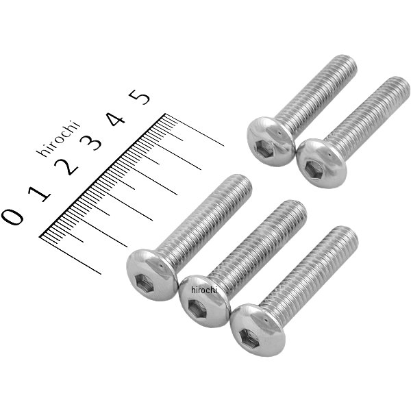 ・直径-ネジサイズ：5/16"x 18・長さ：1.5インチ(38mm)・材質強化のために熱処理されたポリッシュクロームボタンヘッドボルト。・アメリカ製。・アメリカ製。DS192325楽天 JP店　