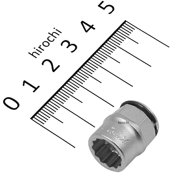 KTC ラチェットめがね用ソケット 10mm外径部が14mmの六角形状となっており、14mmのラチェットコンビネーションレンチやラチェットめがねレンチと組み合わせることで薄型ラチェットレンチとして使用できます。貫通穴を設けてあるので、突き出...