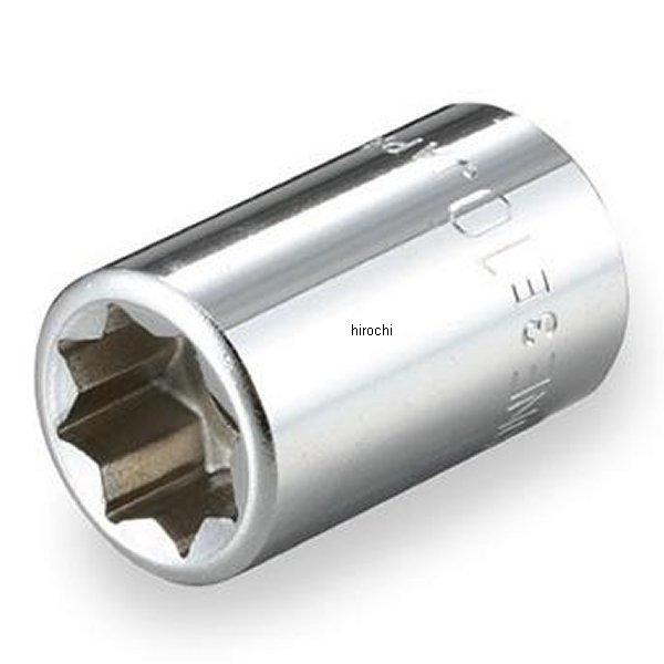 ソケット(8角) 対辺 8mm 長さ 27mm 差込角 9.5mm (3/8インチ) 3E-08楽天 JP店