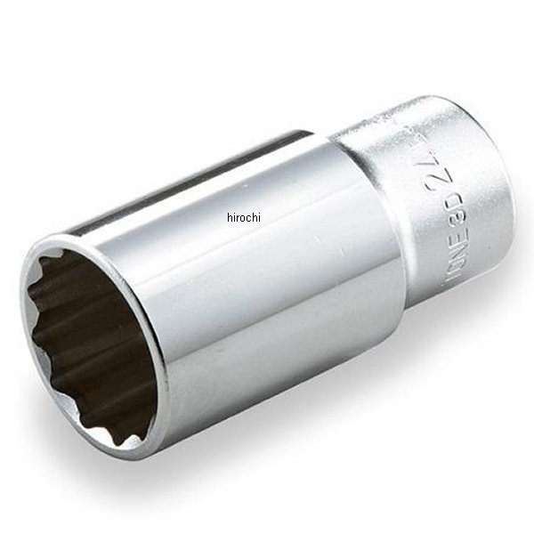 ディープソケット(12角) 対辺 15mm 長さ 54mm 差込角 9.5mm (3/8インチ) 3D-15L楽天 JP店