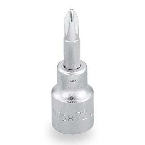 ドライバー ビットソケット (+) No.3 長さ 53mm 差込角 9.5mm (3/8インチ) 3H-P3楽天 JP店