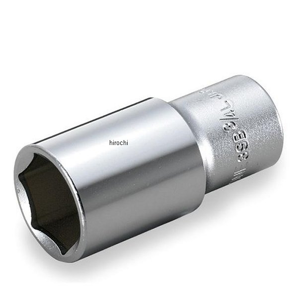 ディープソケット(6角) インチ 対辺 11/16インチ 長さ 54mm 差込角 9.5mm (3/8インチ) 3SB-22L楽天 JP店