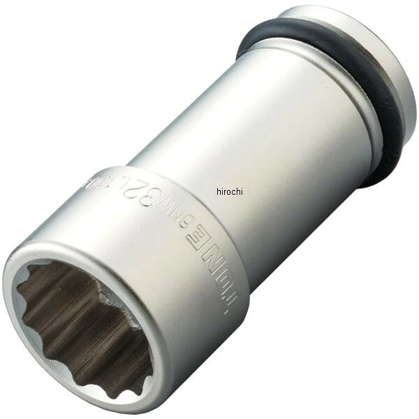 インパクト用 ロングソケット(12角) 対辺 17mm 長さ 100mm 差込角 19mm (3/4インチ) 6NW-17L100楽天 JP店
