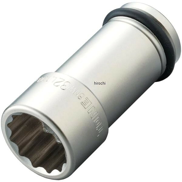 インパクト用 ロングソケット(12角) 対辺 19mm 長さ 100mm 差込角 19mm (3/4インチ) 6NW-19L100楽天 JP店