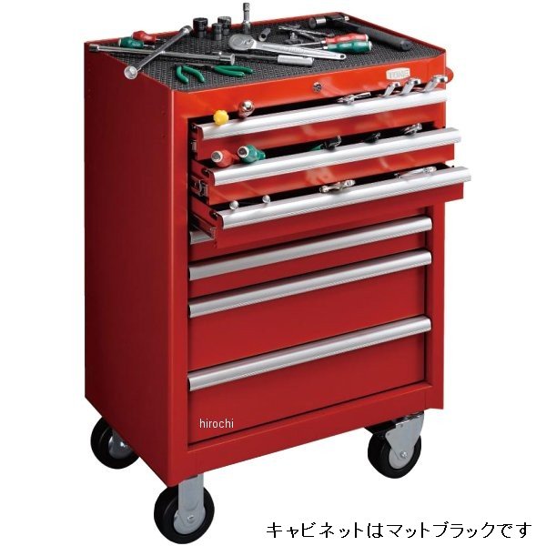 ツールキャビネットセット(マットブラック) オートメカニック用 (セット内容)ソケット(6 角) 3S- 08、10、12、13、14ソケット(12 角)4D- 17、19、21、22、24、27プラグソケット(6角・マグネット付) 3P-...