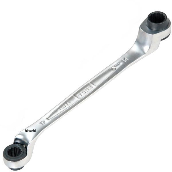 75度両頭ラチェット めがねレンチ (深穴タイプ) 両口 対辺 17-19mm 長さ 290mm RM75A-1719楽天 JP店