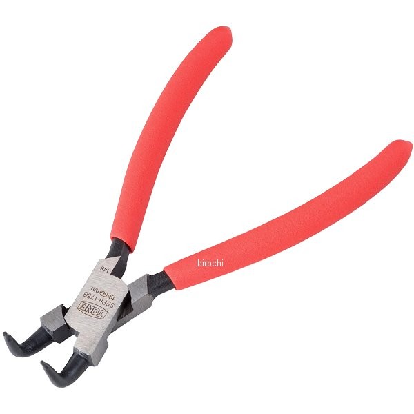 スナップリングプライヤ(ベントタイプ・穴用 ) 先端 2.3Φ サイズ 200mm 長さ 210mm SRPH-200B楽天 JP店