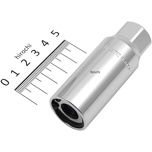12.7sq スタッドボルトリムーバー 10mmスタッドボルトの脱着(丸棒にも使用可)。締めつけ、緩めの両方に使えます。3つのローラーが3方向からスタッドボルトをつかむため、安定した作業が可能です。センターが貫通しているので、レンチ本体より...