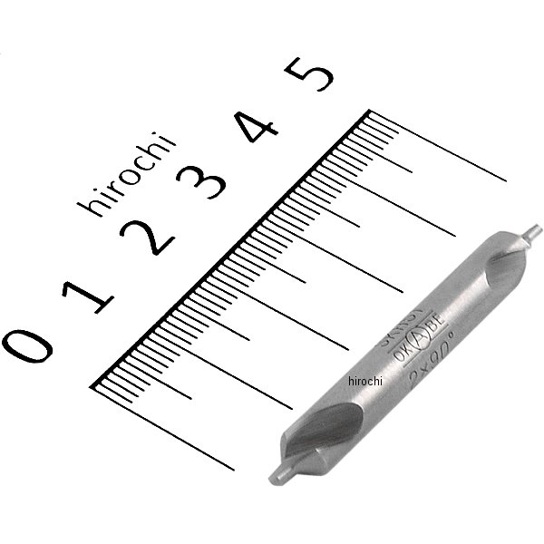 ●材質…SKH51●角度…90°●先端径…2mm●胴径…6mm●全長…47mmセンター穴の加工に。ドリル穴あけ加工の高精度の位置決め、穴の面取り加工に。000012213501楽天 JP店　