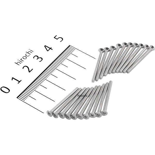 ●材質:鉄(三価クロメート)●頭形状:(+)皿頭●サイズ:M2×25●入数:20個並目ねじ000012220958　