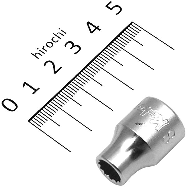 3405M-8 3/8インチ sq. 12角スタンダードソケット 8mm3405M-8-KK楽天 JP店