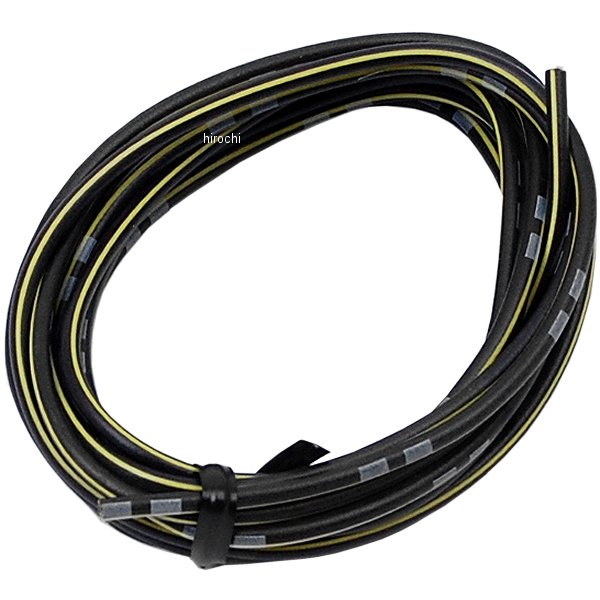 デイトナ 純正色ハーネス汎用長さ:2m線径:AV50.75(許容電力14A/12V)カラー:黒/イエロー電装パーツを後付けしたり、純正電装の補修をする際にはやはり純正ハーネス色を使いたいもの後日の修理時や交換時にも、戸惑うこともなく対応がで...
