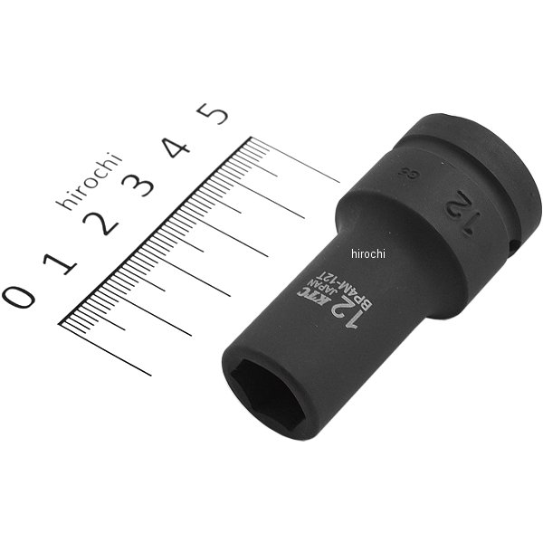 12.7sq インパクトレンチ用ソケット(セミディープ薄肉) 12mmBP4M-12T-KC楽天 JP店　