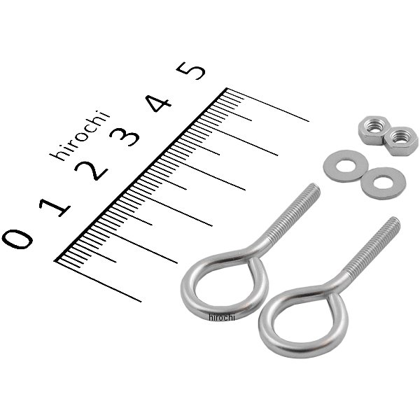材質：ステンレス(SUS304)仕上：化学研磨仕上げサイズ：φ2.52X34mmねじサイズ：M3許容荷重：9kg入数：2個000012075841　