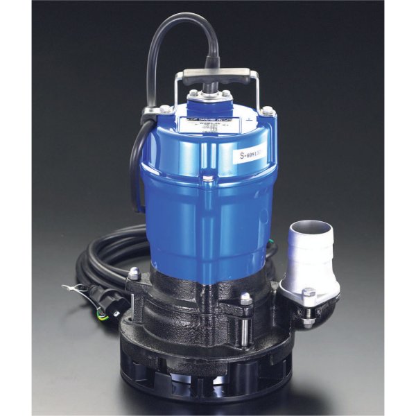 口径：50mm電源：AC100V出力：400W最大吐出量：270L/分重量：12.2kgサイズ：φ193X337(H)mm材質：外装：鋳物、ケーシング：鋳物、羽根車：ウレタンゴム、主軸：SUS403周波数：50Hz最大全揚程：9m※最大全揚...