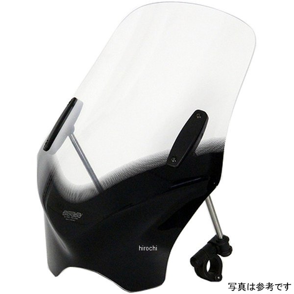 汎用品メーカー名：エムアールエーメーカー品番：4025066140350「V-FLOW スタンダード」は、メーターが大きすぎてスクリーンと干渉してしまう車両用に開発された汎用スクリーンです。V字に成形されたスクリーンは風を左右・ヘルメット上...