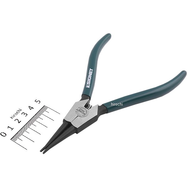 軸用スナップリングプライヤー。・全長：170mm・先端軸径：1.8mm・対応スナップリング径：Φ10-25mm90932-SG楽天 JP店　