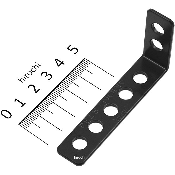 エーモン 取付金具(黒)・サイズ 厚さ2mm 15×70×35mm 穴径7mm・カチオン電着塗装S734楽天 JP店