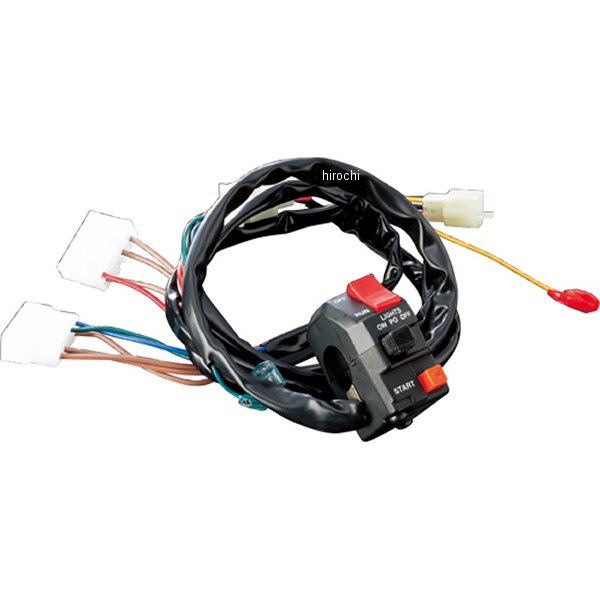 アクティブ ACTIVE スイッチキット TYPE-101年-05年 ヤマハ FZS1000フェザースイッチ本体の厚み:32mm【キット内容】・キルスイッチ・ライトスイッチ・セルスタート車検時に必要になるライトスイッチストッパー付き薄型のス...