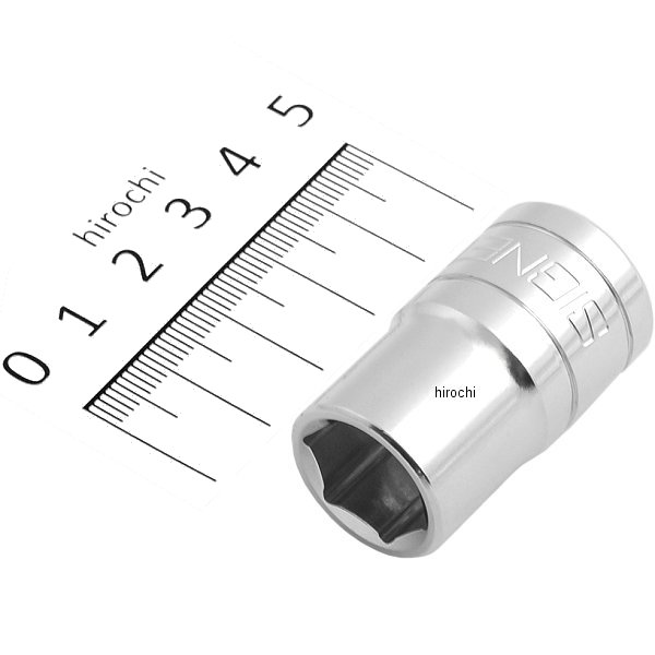 シグネット 1/2DR 9/16インチ ソケット (6角)・サイズ(インチ)：9/16・差込角(インチ DR)：1/2・ソケット外径(D1先端部；mm)：21・ソケット外径(D2差込部；mm)：22・全長(L；mm)：38・ソケット深さ(T...