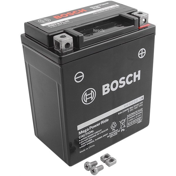 BOSCH ボッシュ MFバッテリー 制御弁型 12V (液入り充電済)仕様:VRLA(制御弁式)AGM・液入り充電済み公称電圧:12V端子形状:E互換バッテリー:RBTX7L-BS、YTX7L-BS、YTX7L-BS、FTX7L-BS、K...