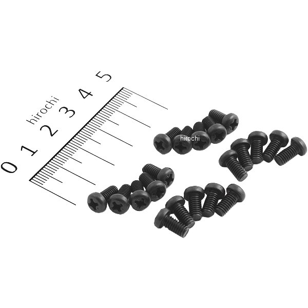材質：ステンレス(SSブラック仕上げ)サイズ：M4X8入数：20並目ネジ(+)ナベ頭000012265733　